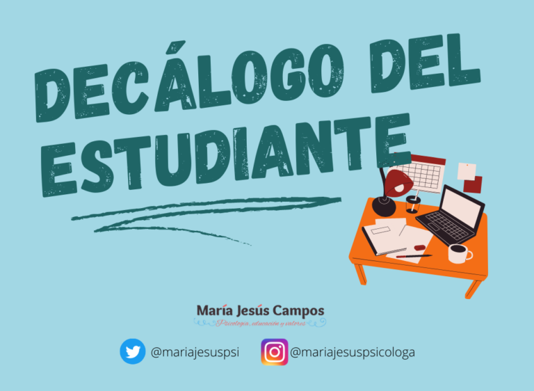 Cómo hacer un decálogo del estudiante - Saber Estudiar