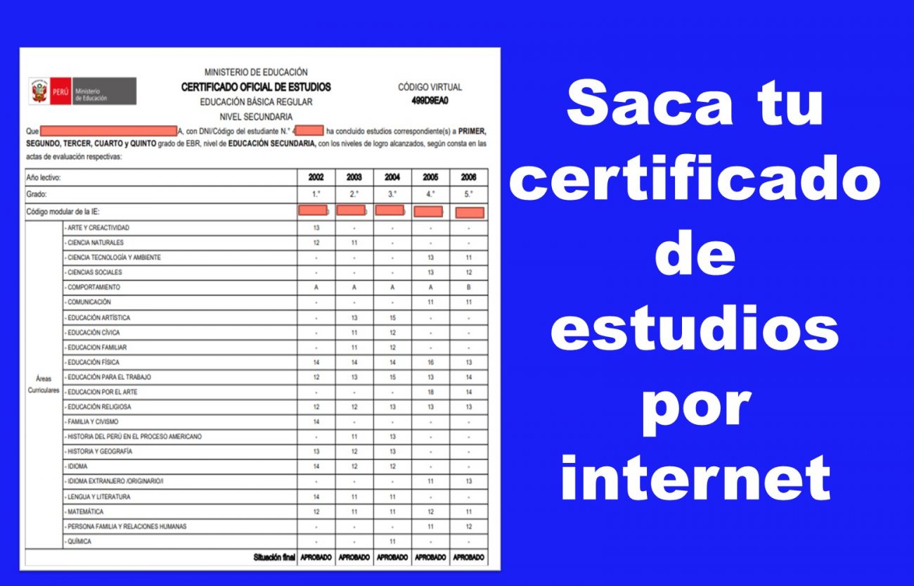 Cómo sacar certificado de estudios - Saber Estudiar